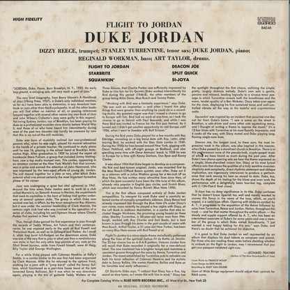 Duke Jordan / デューク・ジョーダン / Flight To Jordan (BST 84046) – VOXMUSIC WEBSHOP