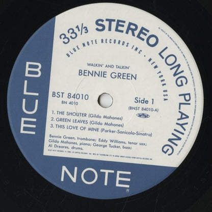 Bennie Green / ベニー・グリーン / Walkin' And Talkin' (BN 4010) – VOXMUSIC WEBSHOP