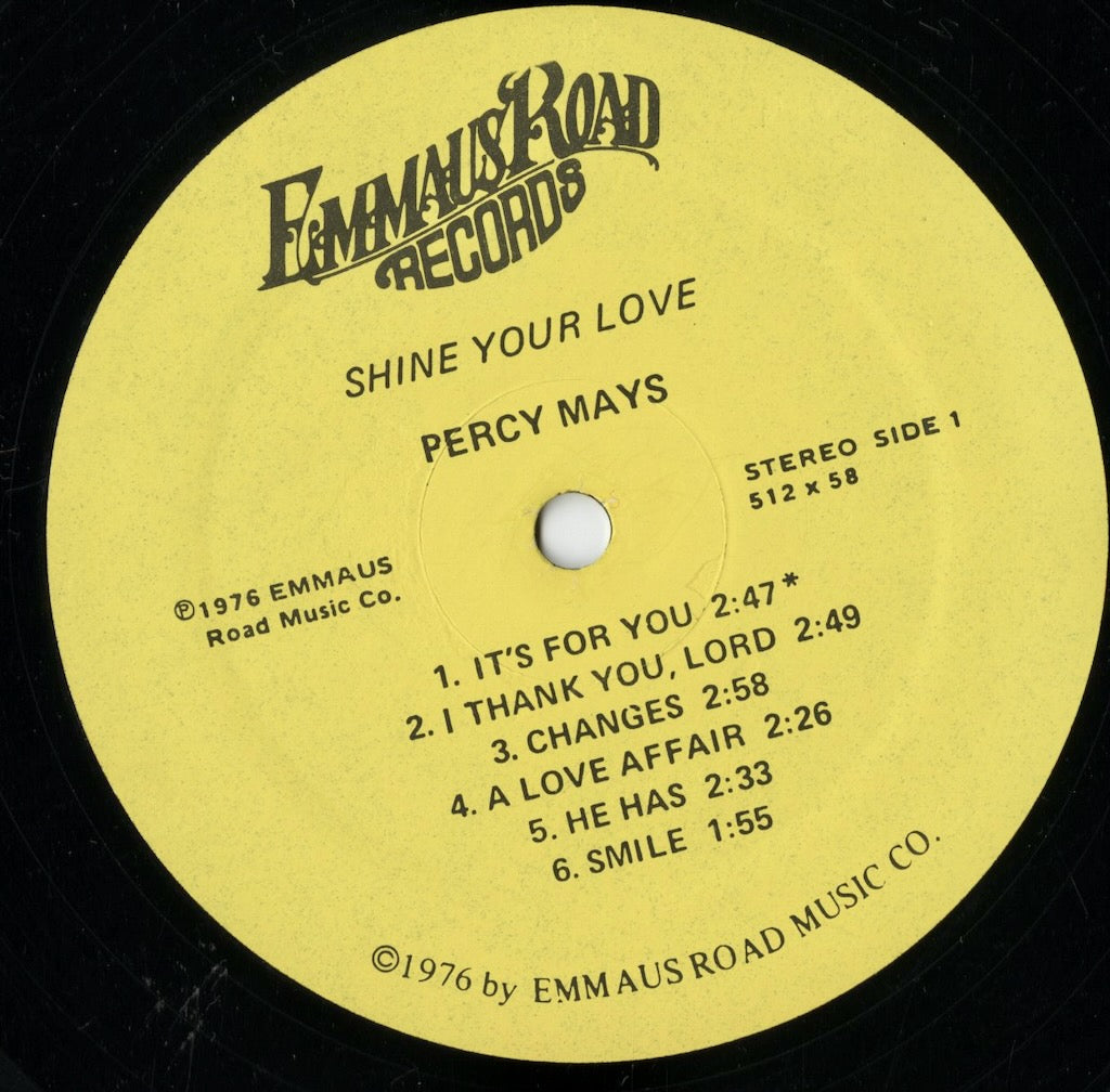 Percy Mays / パーシー・メイズ / Shine Your Love (512 x 58) – VOXMUSIC WEBSHOP