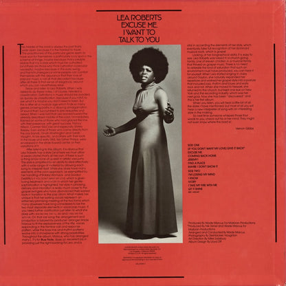 Lea Roberts / レア・ロバーツ / Excuse Me I Want To Talk To You (UA-LA088-F ...