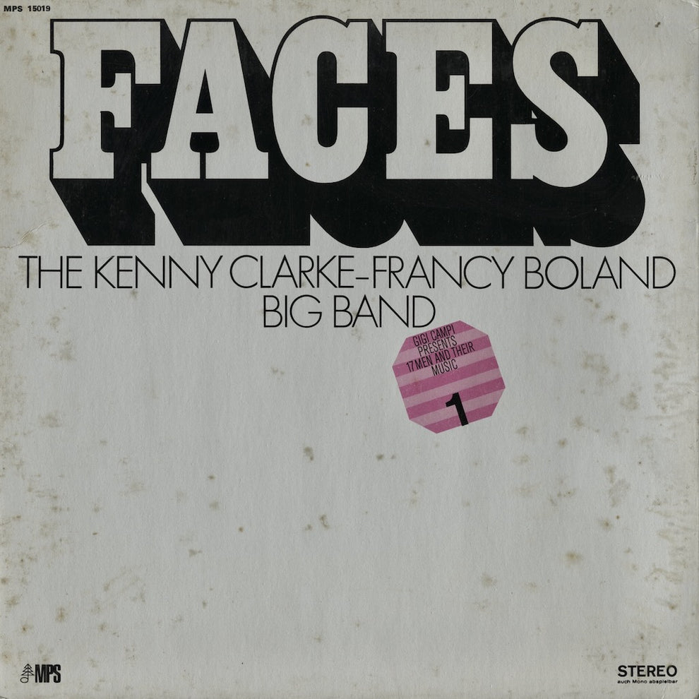 The Kenny Clarke Francy Boland Big Band - Faces LP 1969 FRA MPS ビッグバンド ...