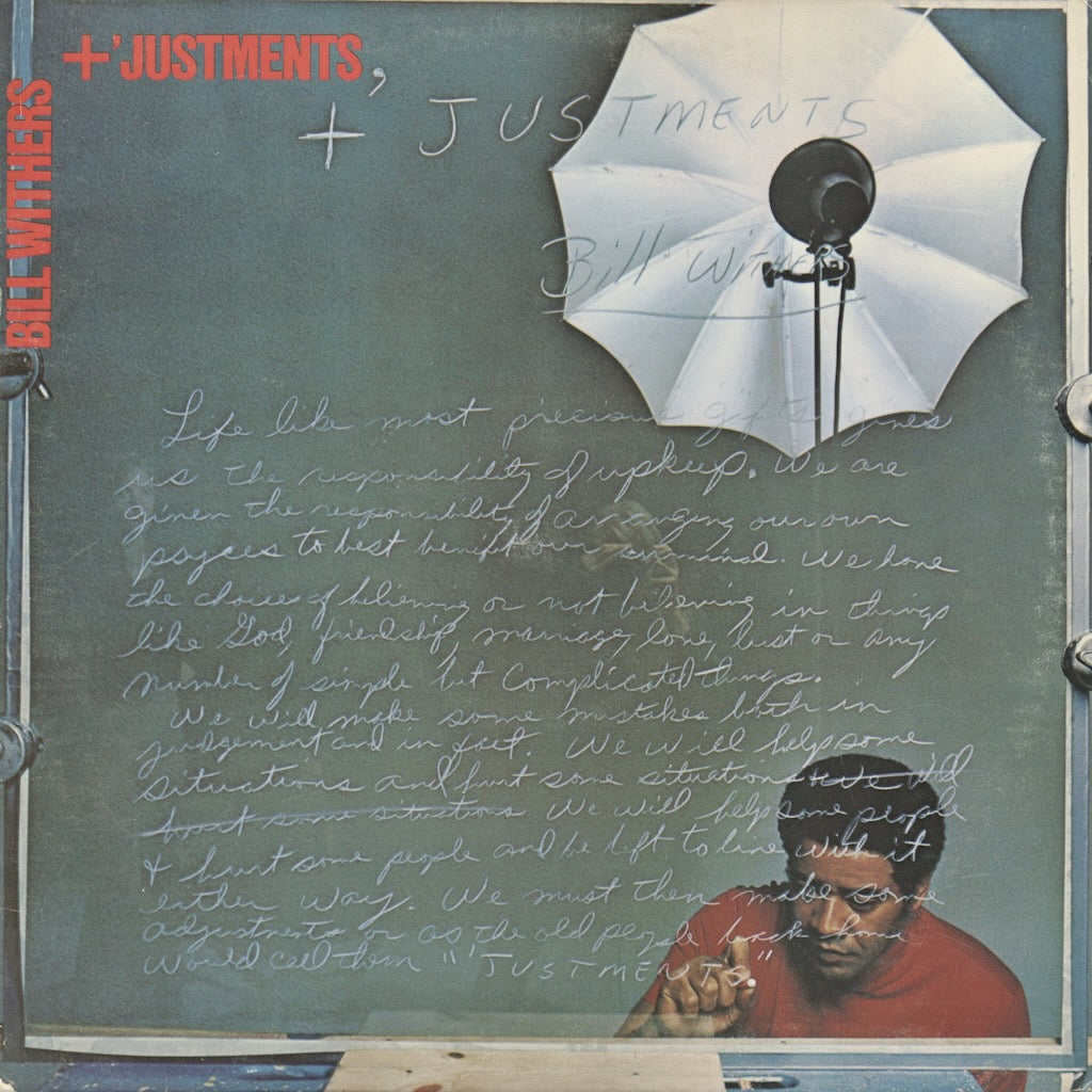 Bill Withers / ビル・ウィザース / +'Justments (SRA 8032) – VOXMUSIC WEBSHOP