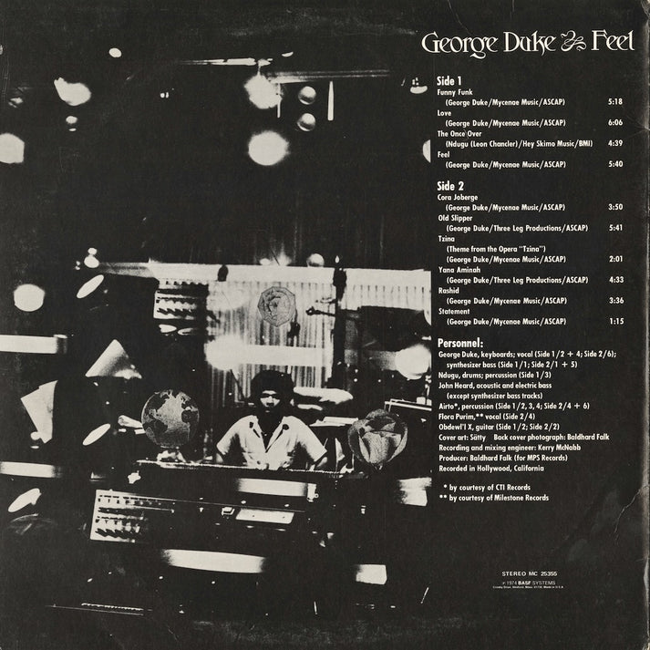 George Duke - Feel LP 1974 GER MPS エレピ フュージョン – VOXMUSIC WEBSHOP