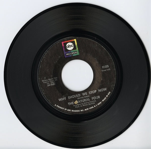 Natural Four / ナチュラル・フォー / Why Should We Stop Now -7” (11205 ...