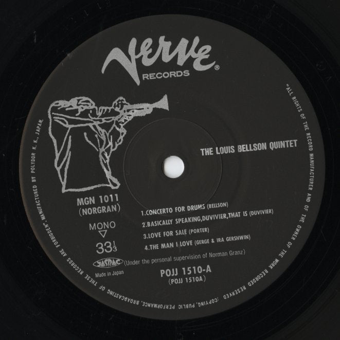 The Louis Bellson Quintet / ルイ・ベルソン / Louis Bellson (POJJ-1510) – VOXMUSIC WEBSHOP