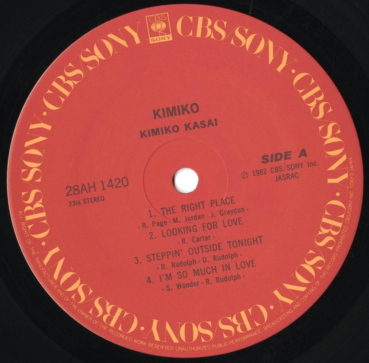 Kimiko Kasai / 笠井紀美子 / Kimiko (28AH 1420) – VOXMUSIC WEBSHOP