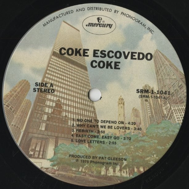 Coke Escovedo / コーク・エスコヴェード / Coke (SRM-1-1041) – VOXMUSIC WEBSHOP