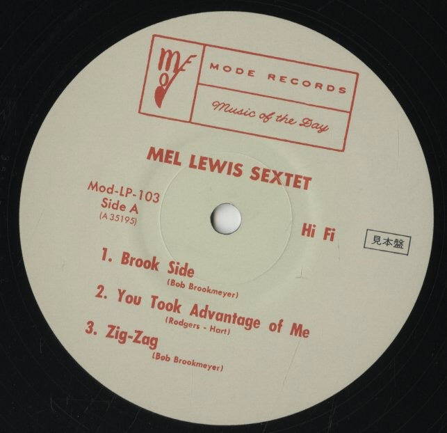 Mel Lewis / メル・ルイス / Mel Lewis Sextet (35195-28) – VOXMUSIC WEBSHOP