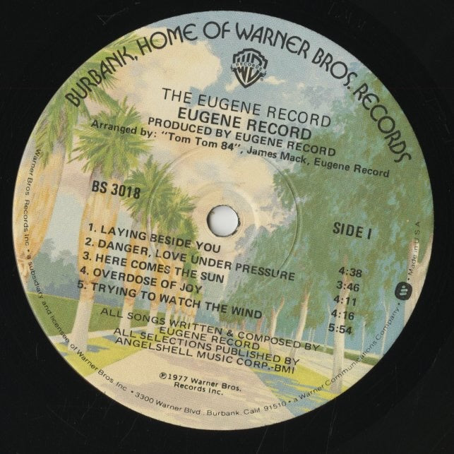 Eugene Record / ユージン・レコード / The Eugene Record (BS 3018) – VOXMUSIC WEBSHOP