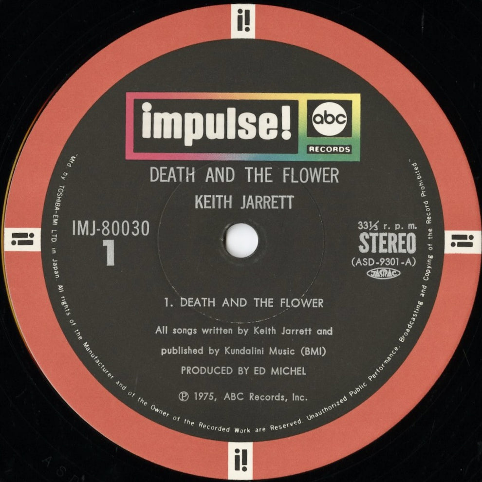 Keith Jarrett Death And The Flower IMJ-80030 中古レコード 通販 | ピアノ スピリチュアルジャズ ...