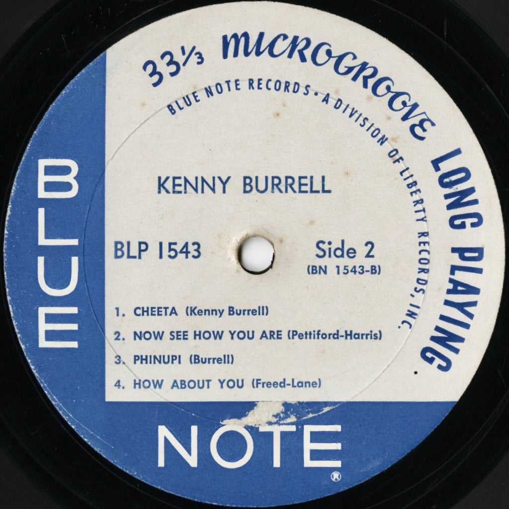 Kenny Burrell / ケニー・バレル / Kenny Burrell (1956) (BLP 1543) US Blue Note ...