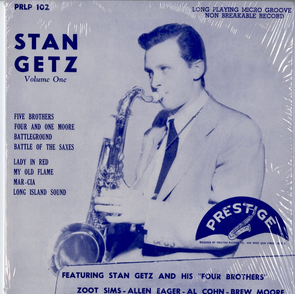 Stan Getz - Tenor Sax Stars Vol.1 10inch 1980s US クールジャズ – VOXMUSIC WEBSHOP