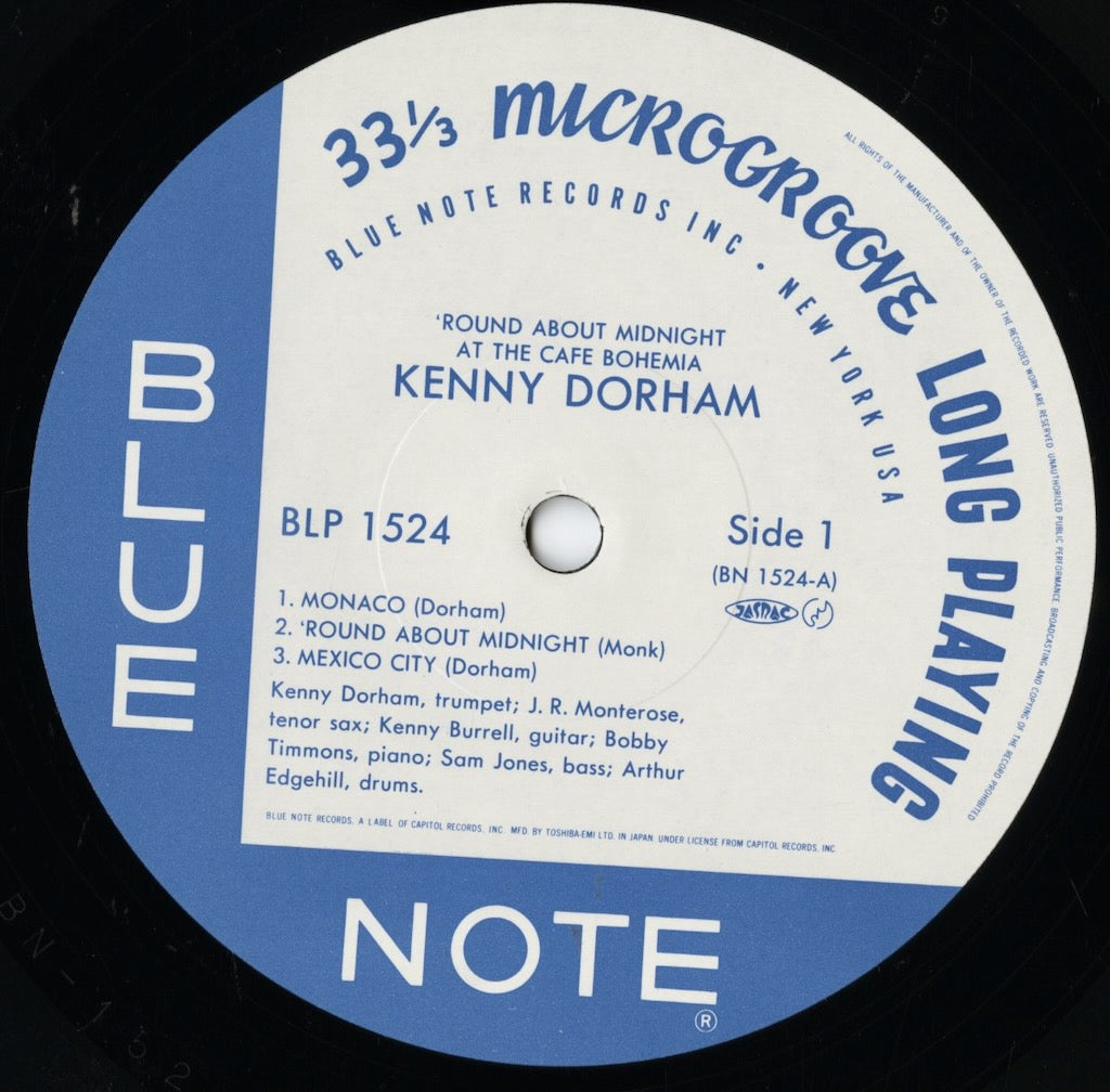 Kenny Dorham / ケニー・ドーハム / 'Round About Midnight at The Cafe Bohemia (B – VOXMUSIC WEBSHOP