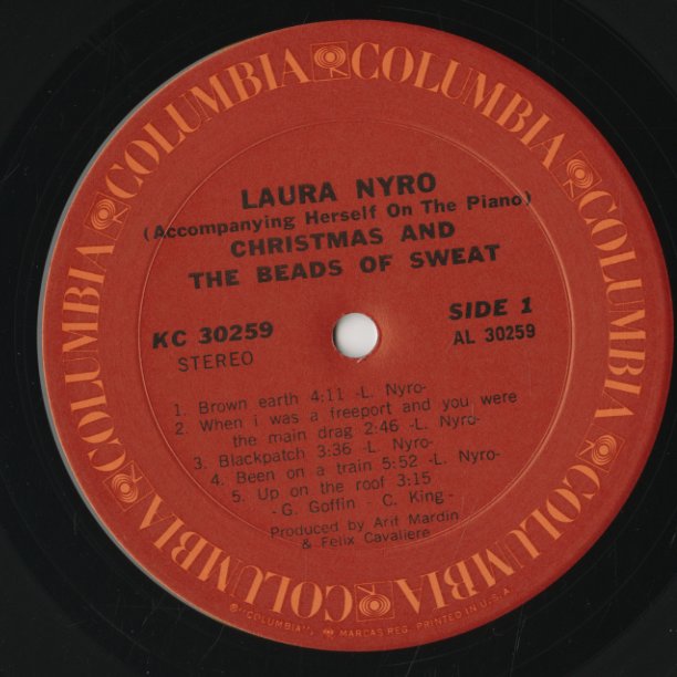 Laura Nyro / ローラ・ニーロ / Christmas And The Beads Of Sweat (KC 30259 ...