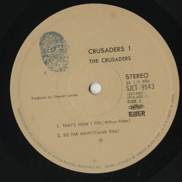 The Crusaders / クルセイダーズ / Crusaders 1 (SJET9543/4) – VOXMUSIC WEBSHOP