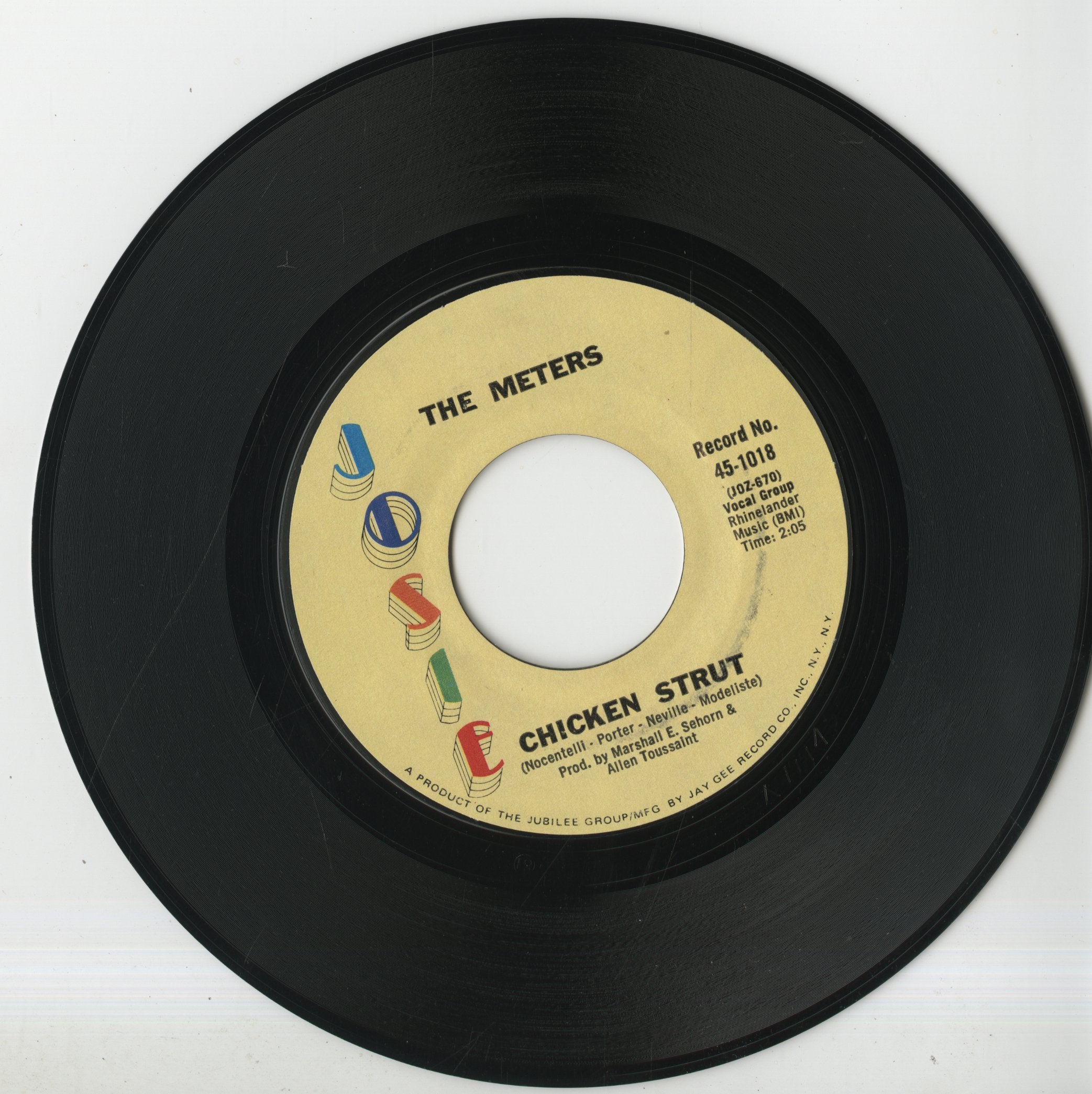 The Meters / ミーターズ / Chicken Strut / Hey Last Minute -7 (45-1018 ...