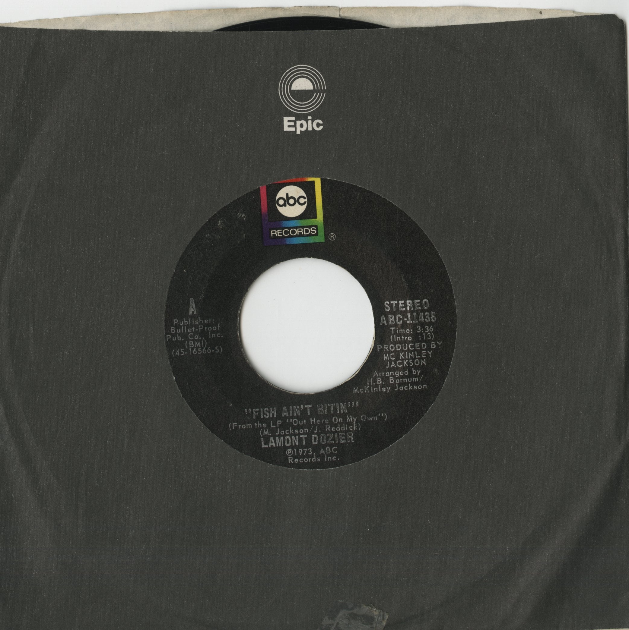 Lamont Dozier / ラモント・ドジャー / Fish Ain't Bitin' / Breaking Out All Over ...