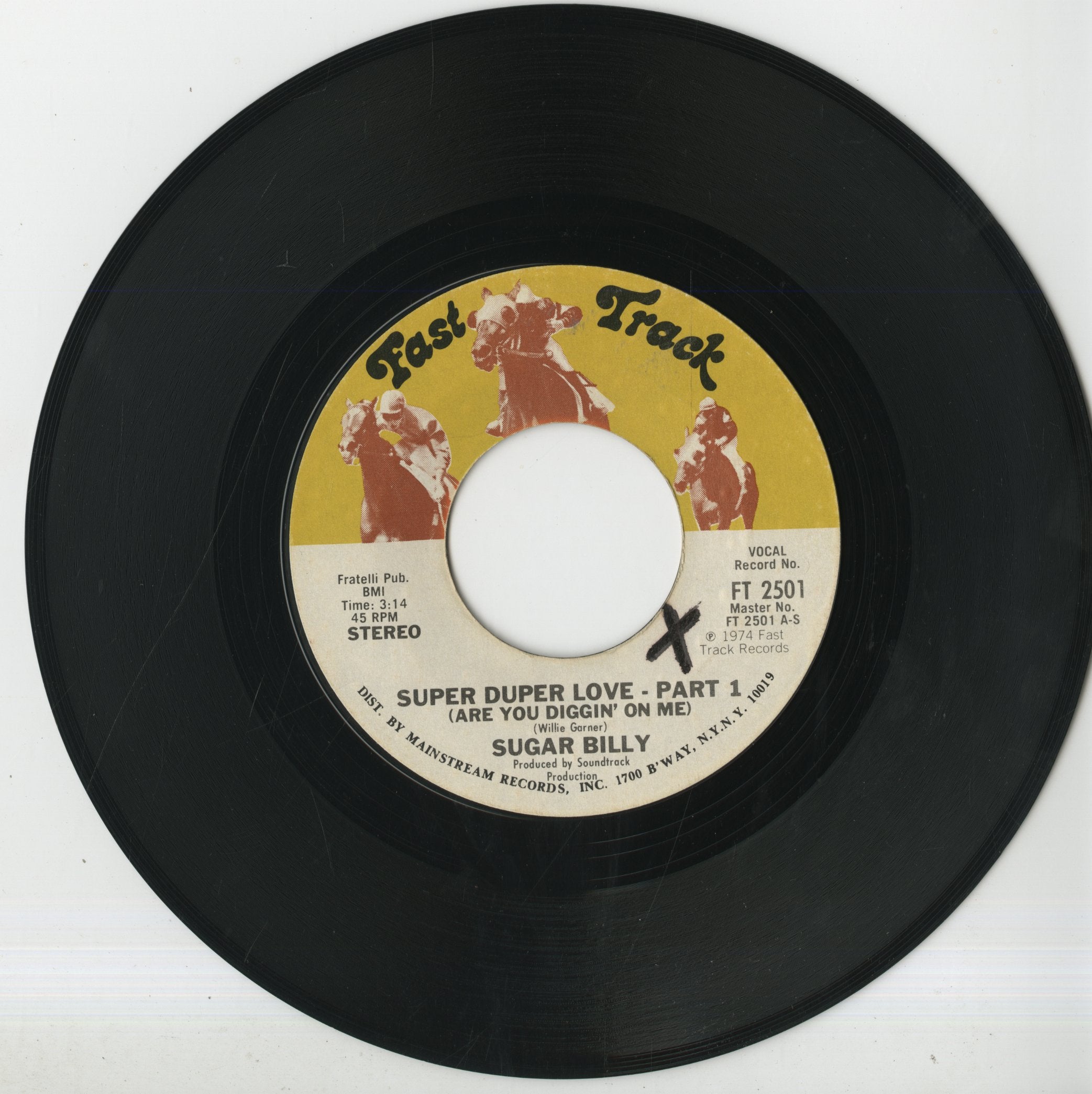 Sugar Billy / シュガー・ビリー / Super Duper Love -7 (FT 2501) – VOXMUSIC WEBSHOP