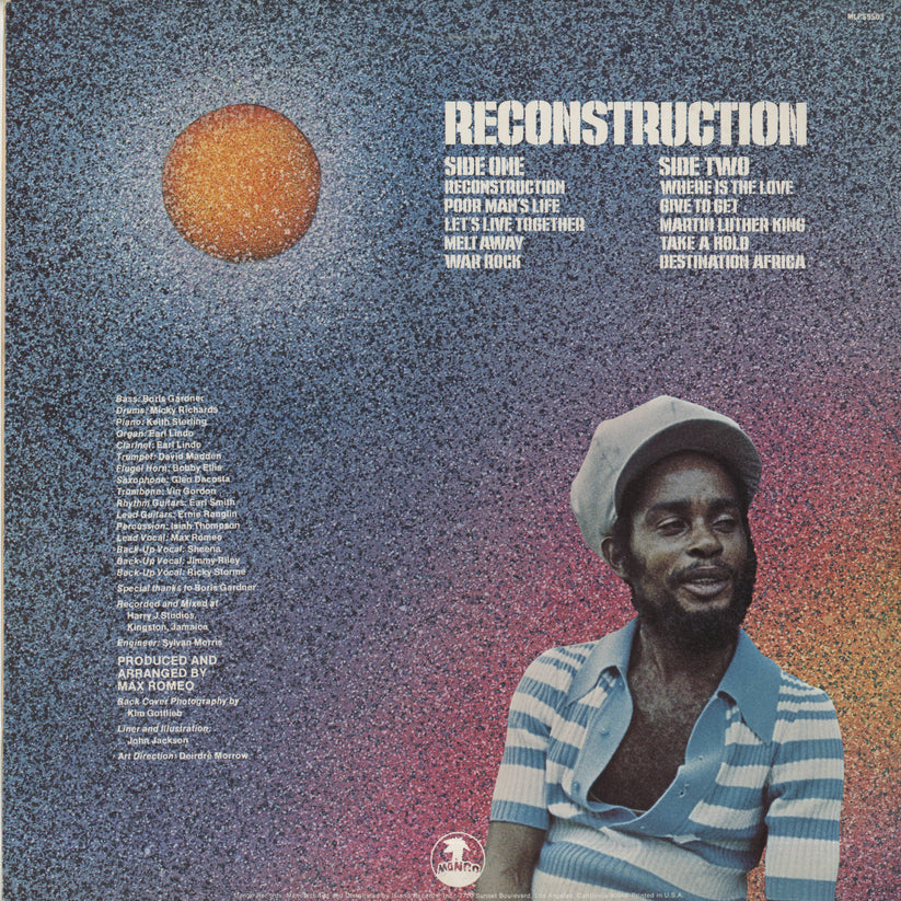 Max Romeo / マックス・ロメオ / Reconstruction (MLPS-9503) – VOXMUSIC WEBSHOP