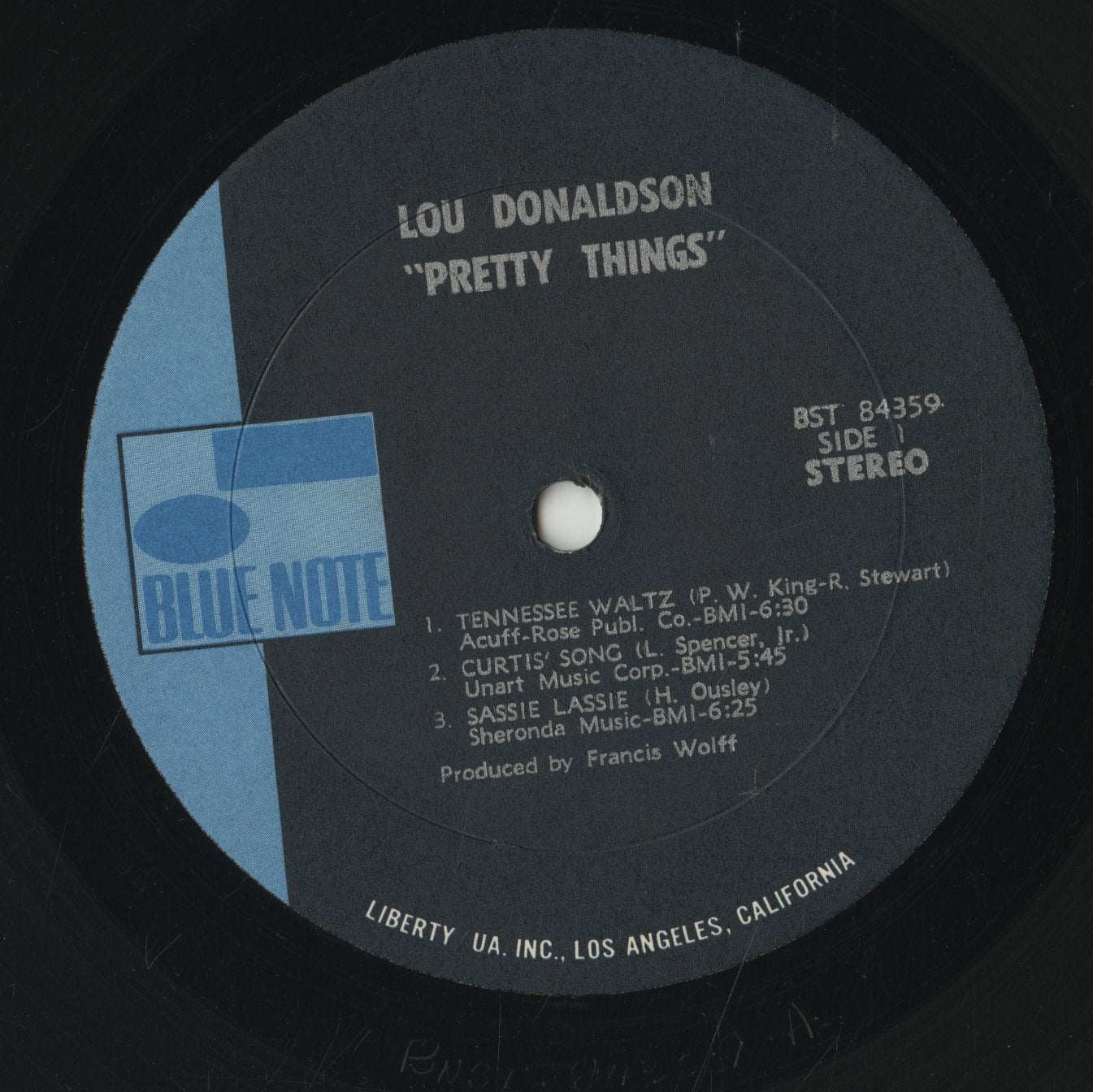 Lou Donaldson / ルー・ドナルドソン / Pretty Things (BST 84259) – VOXMUSIC WEBSHOP