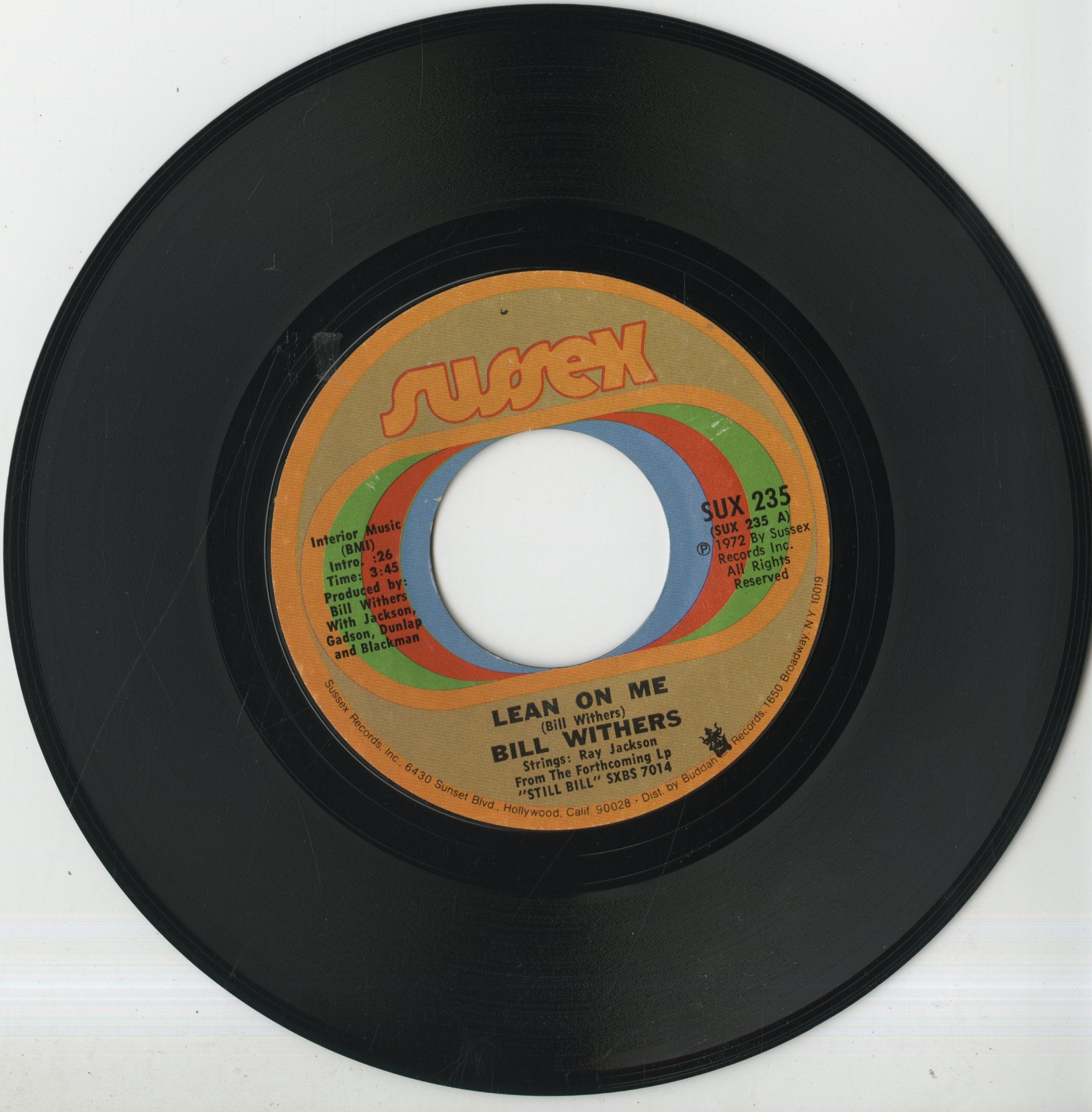 Bill Withers / ビル・ウィザース / Lean On Me / Better Off Dead -7 (SUX 235 ...