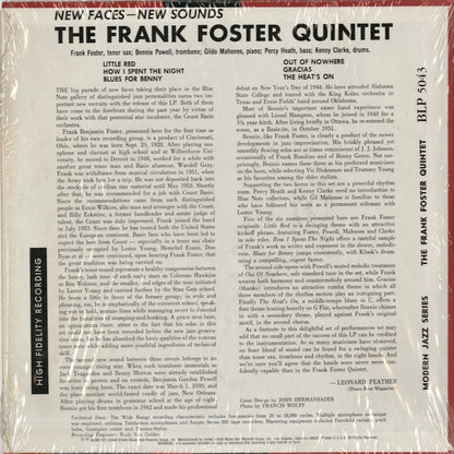 Frank Foster / フランク・フォスター / New Faces – New Sounds: Here Comes Frank F ...