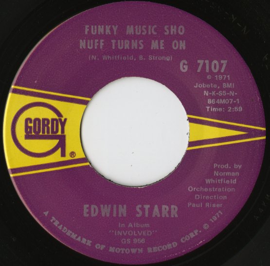 Edwin Starr / エドウィン・スター / Funky Music Sho Nuff Turns Me On / Cloud Nin ...